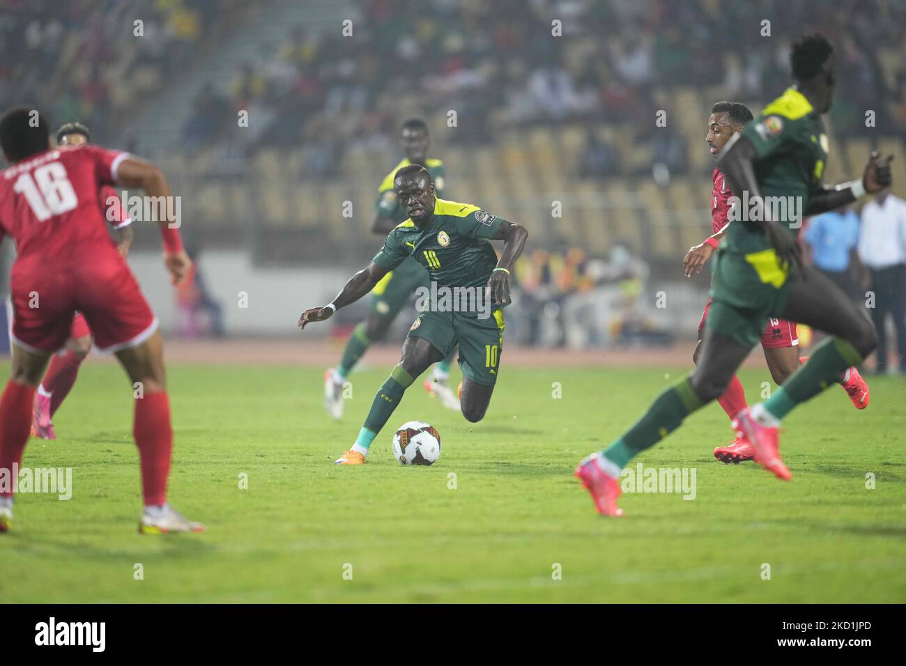 Sadio Mané of Senegal during Senegal versus Equatorial Guinea, African ...