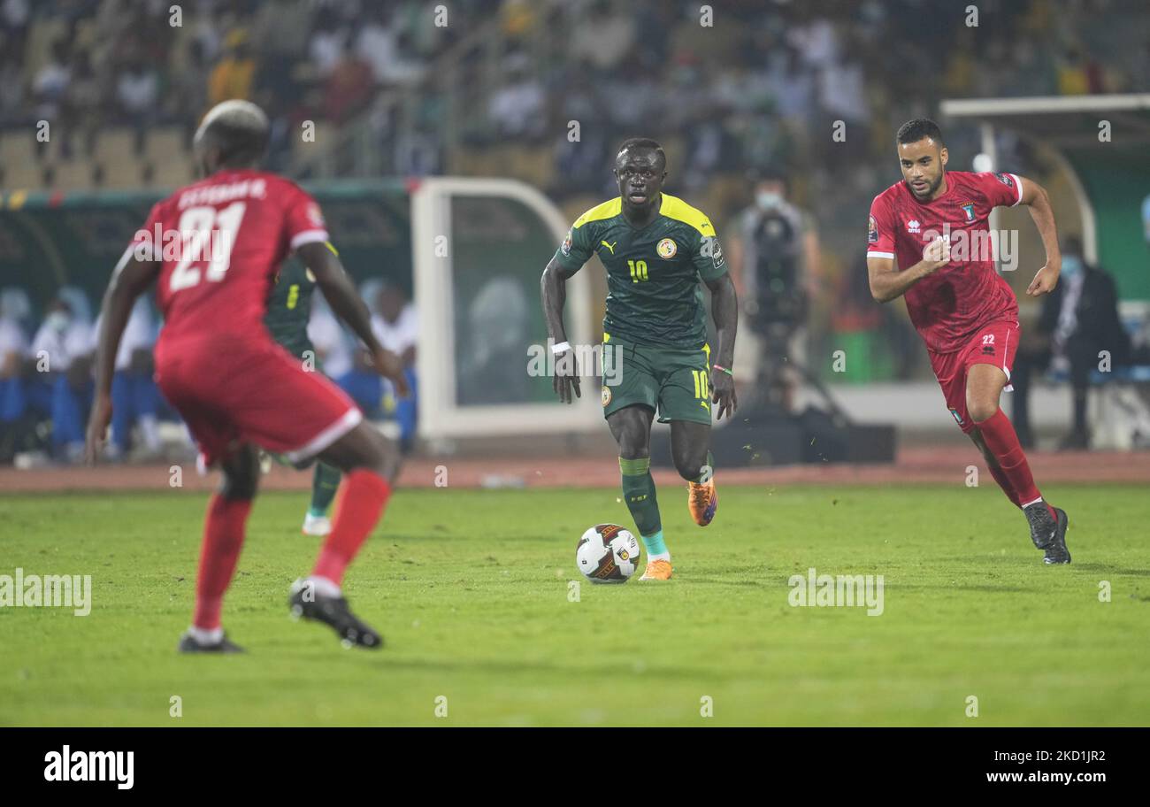 Sadio Mané of Senegal during Senegal versus Equatorial Guinea, African ...
