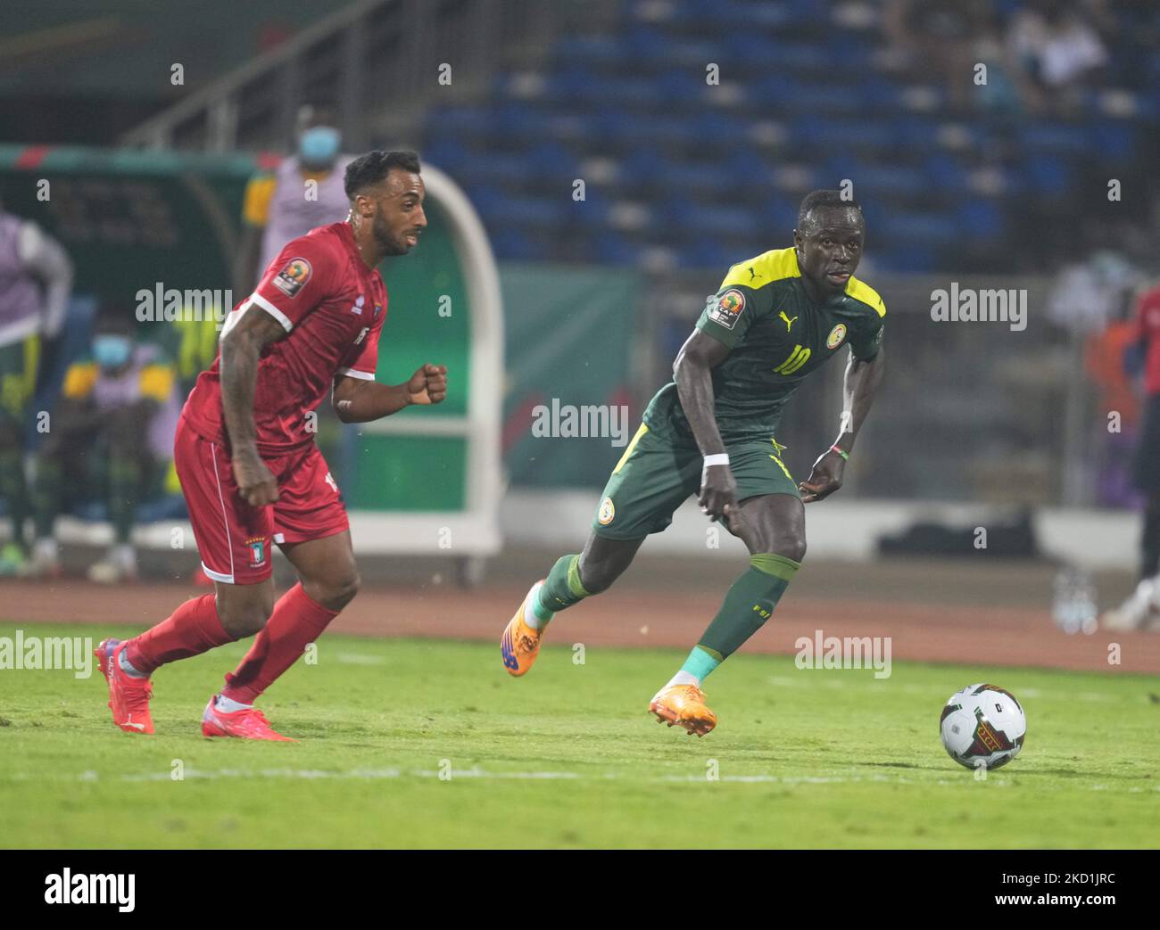 Sadio Mané of Senegal during Senegal versus Equatorial Guinea, African ...