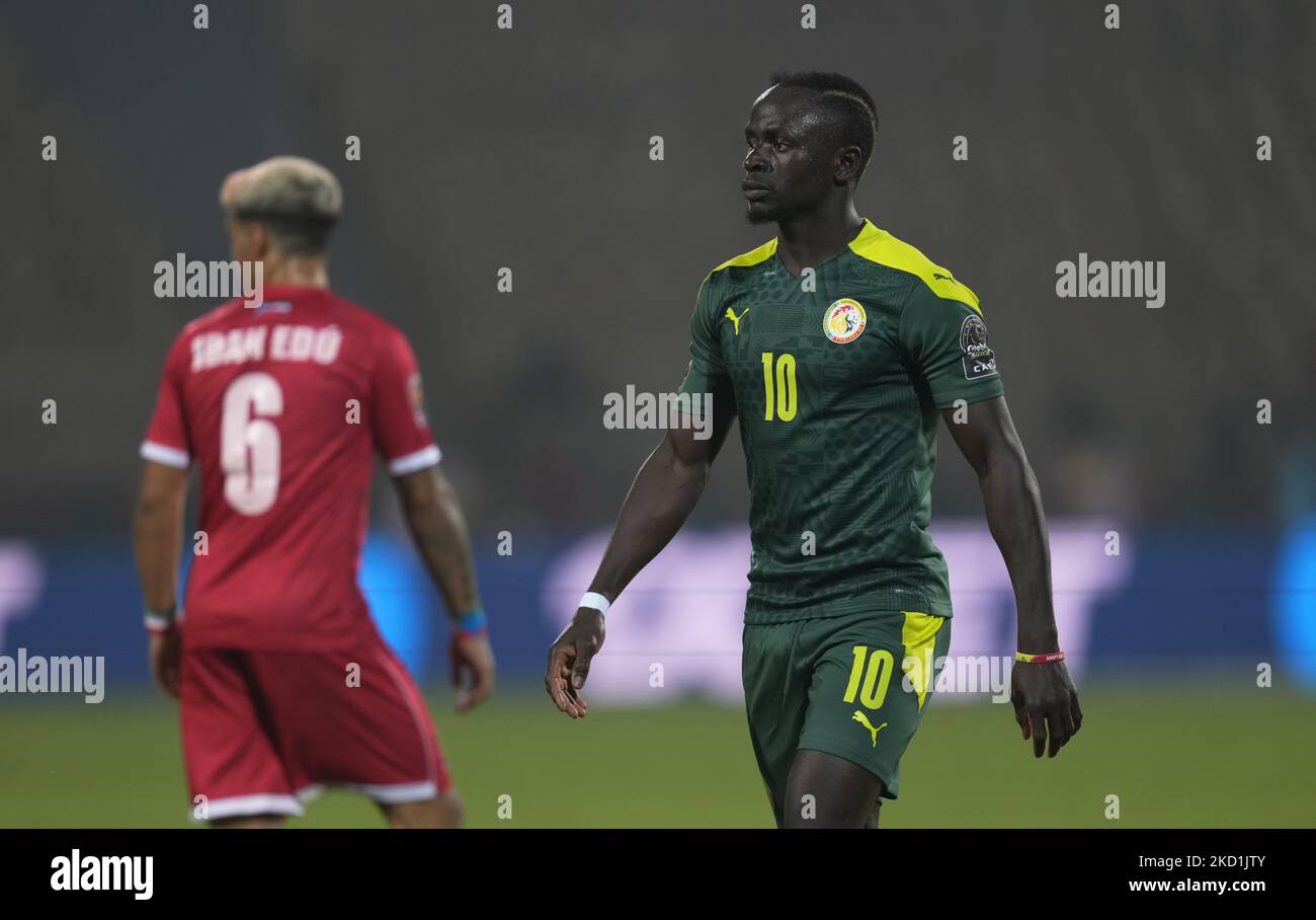 Sadio Mané of Senegal during Senegal versus Equatorial Guinea, African ...
