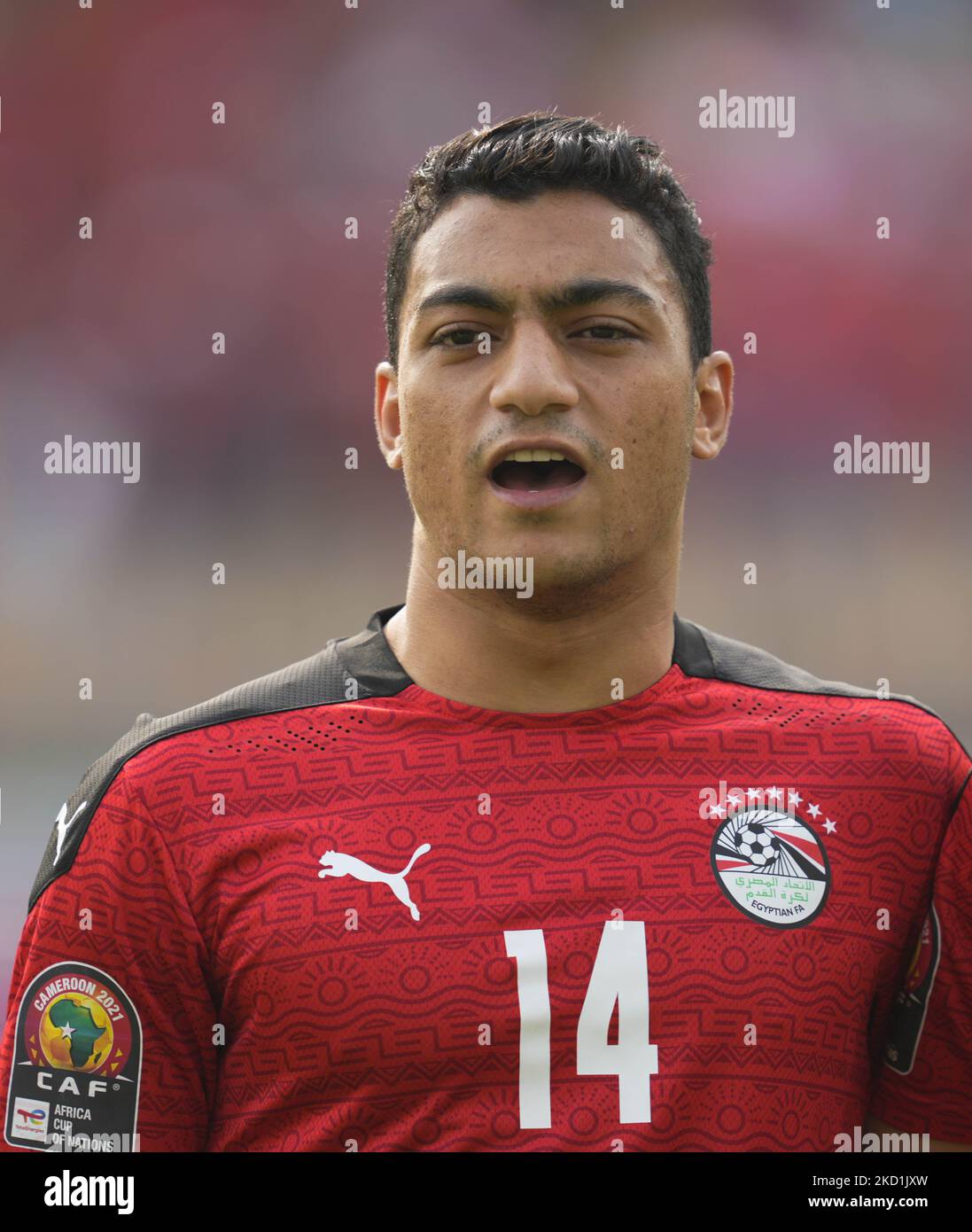 Mostafa Mohamed of Egypt during Morocco versus Egypt, African Cup of ...