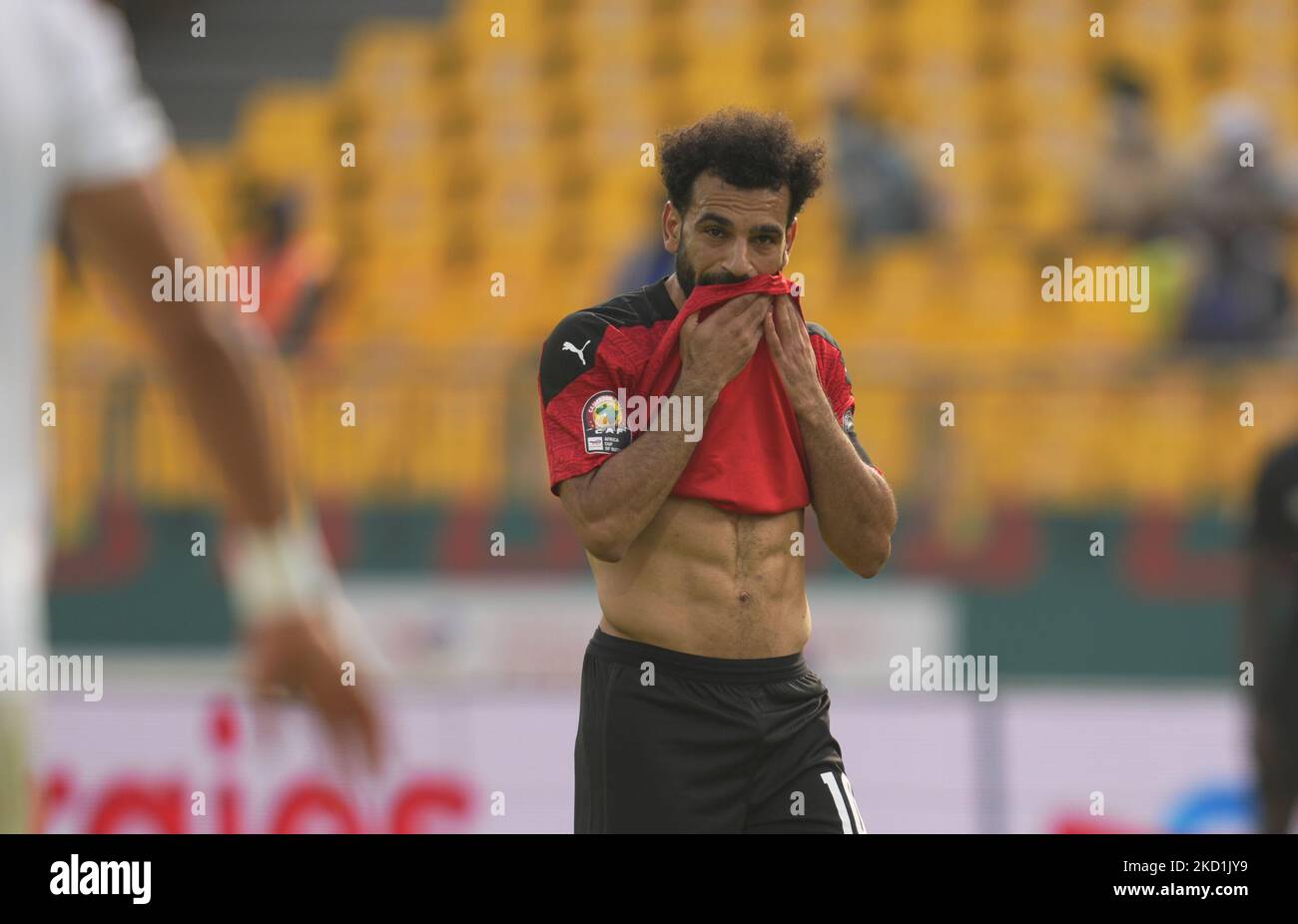 Mohamed Salah (captain) of Egypt during Morocco versus Egypt, African ...