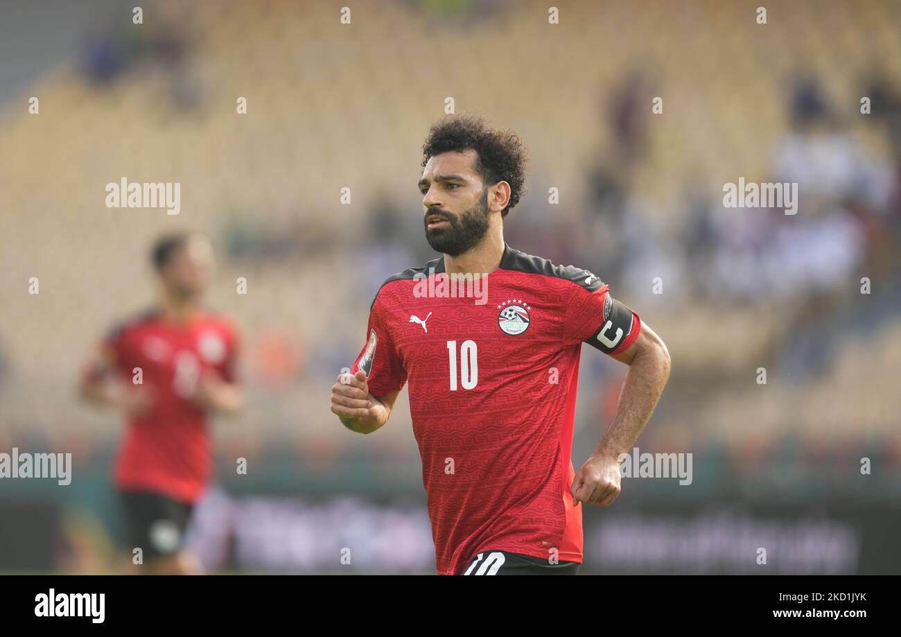 Mohamed Salah (captain) of Egypt during Morocco versus Egypt, African ...