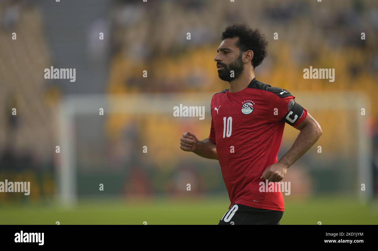 Mohamed Salah (captain) of Egypt during Morocco against Egypt, African ...
