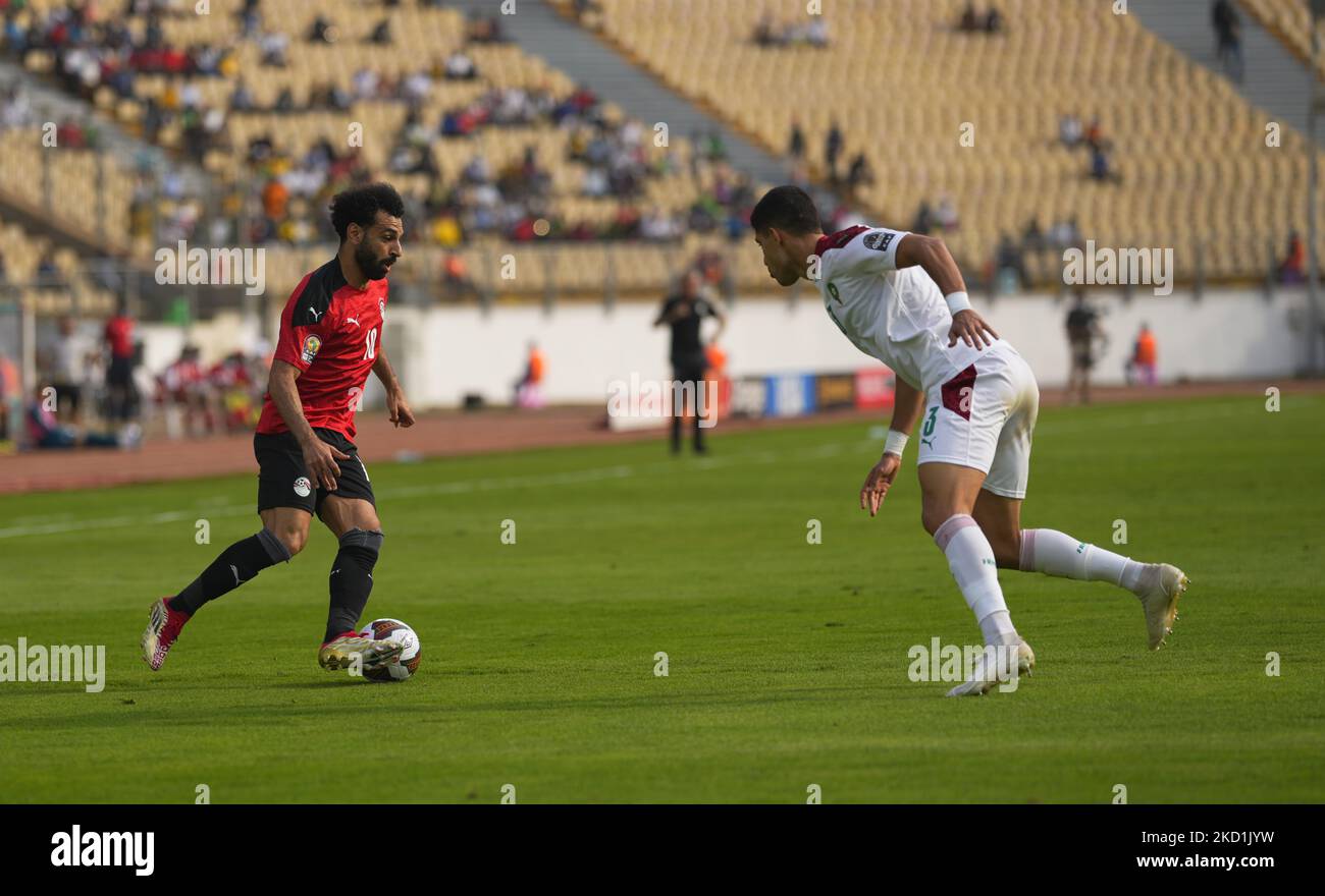Mohamed Salah (captain) of Egypt during Morocco versus Egypt, African ...