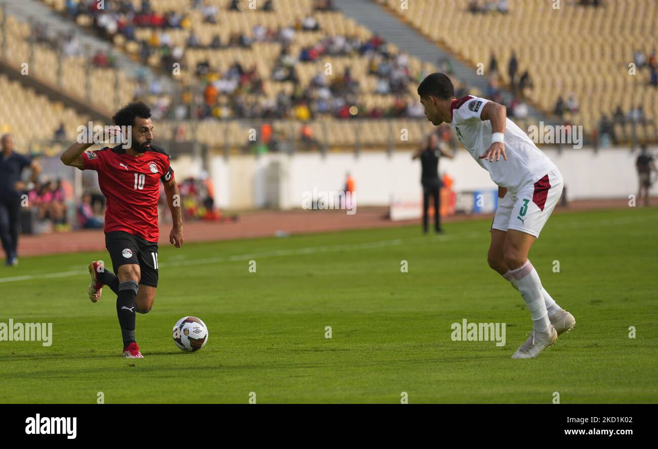 Mohamed Salah (captain) of Egypt during Morocco versus Egypt, African ...