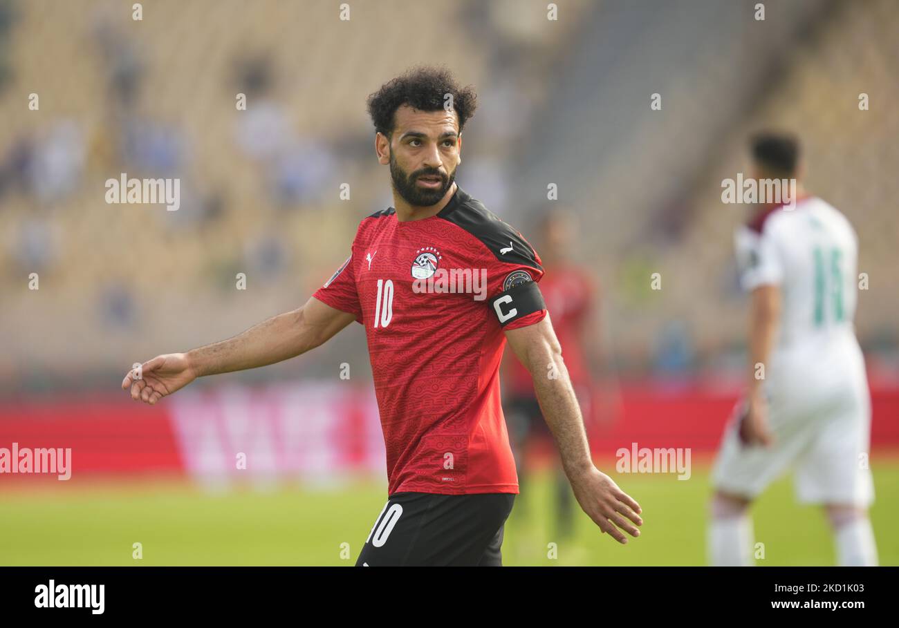 Mohamed Salah (captain) of Egypt during Morocco versus Egypt, African ...