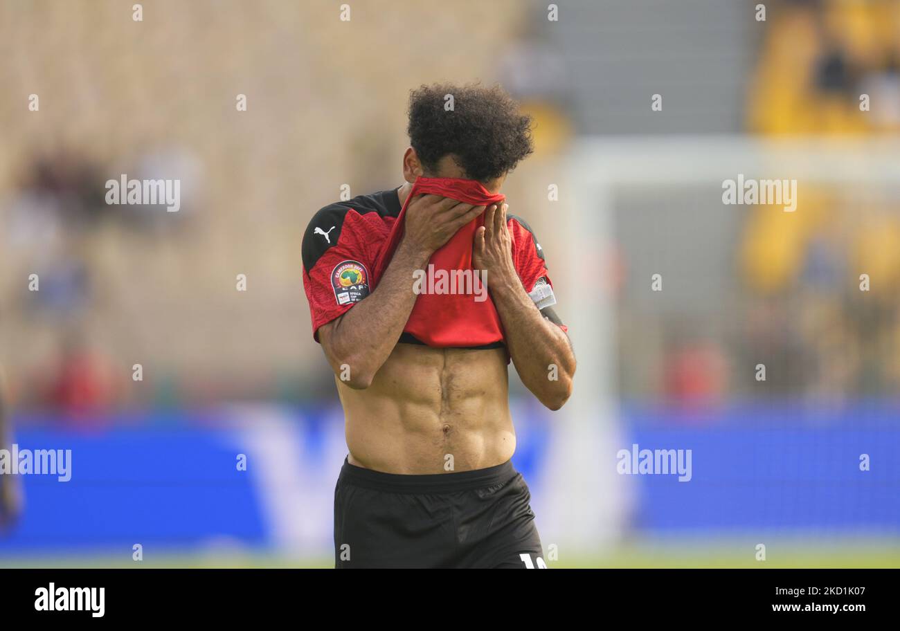 Mohamed Salah (captain) of Egypt during Morocco versus Egypt, African ...