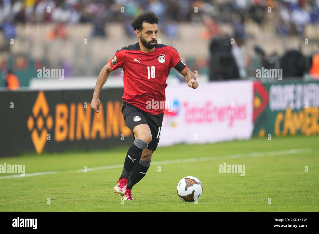 Mohamed Salah (captain) of Egypt during Morocco versus Egypt, African ...