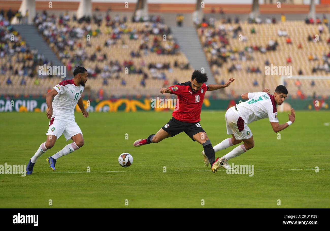 Mohamed Salah (captain) of Egypt during Morocco versus Egypt, African ...