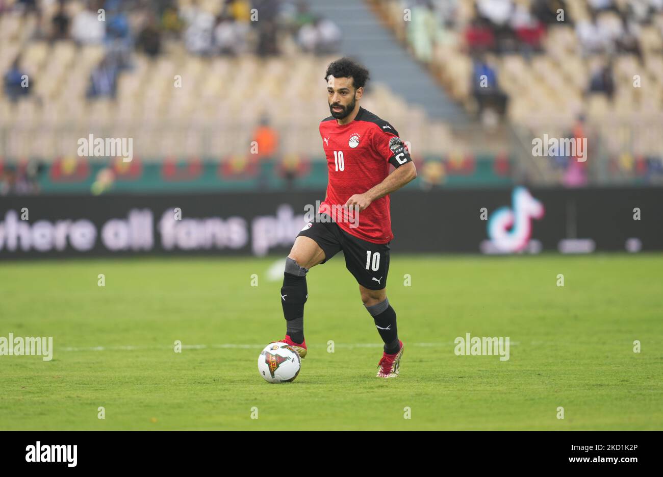 Mohamed Salah (captain) of Egypt during Morocco versus Egypt, African ...