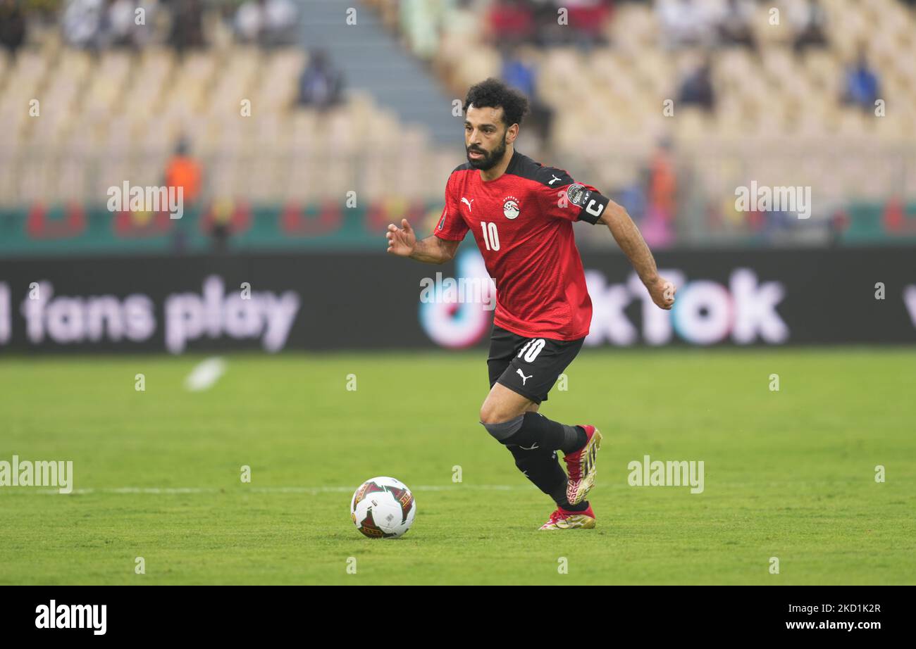 Mohamed Salah (captain) of Egypt during Morocco versus Egypt, African ...
