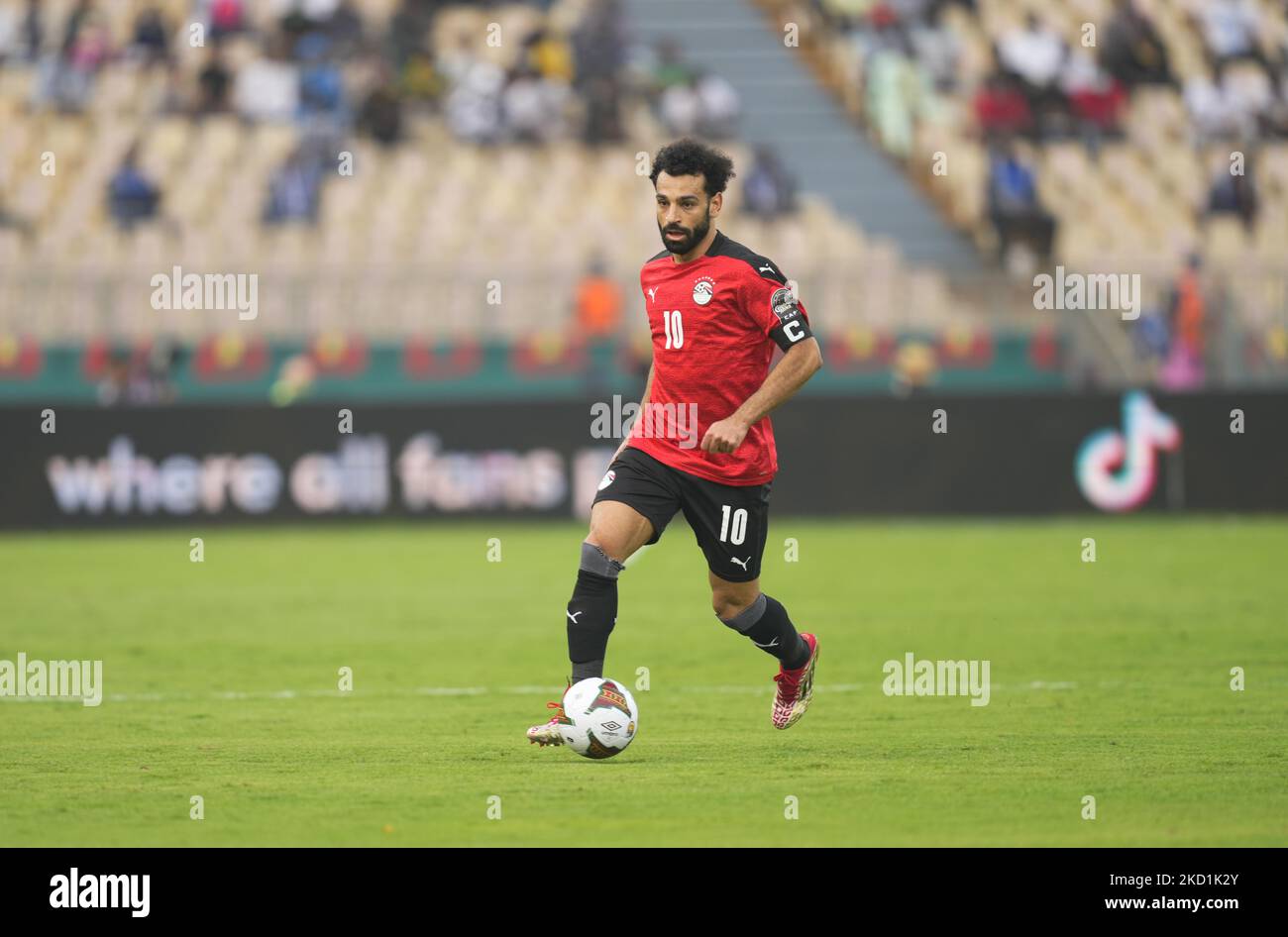 Mohamed Salah (captain) of Egypt during Morocco versus Egypt, African ...
