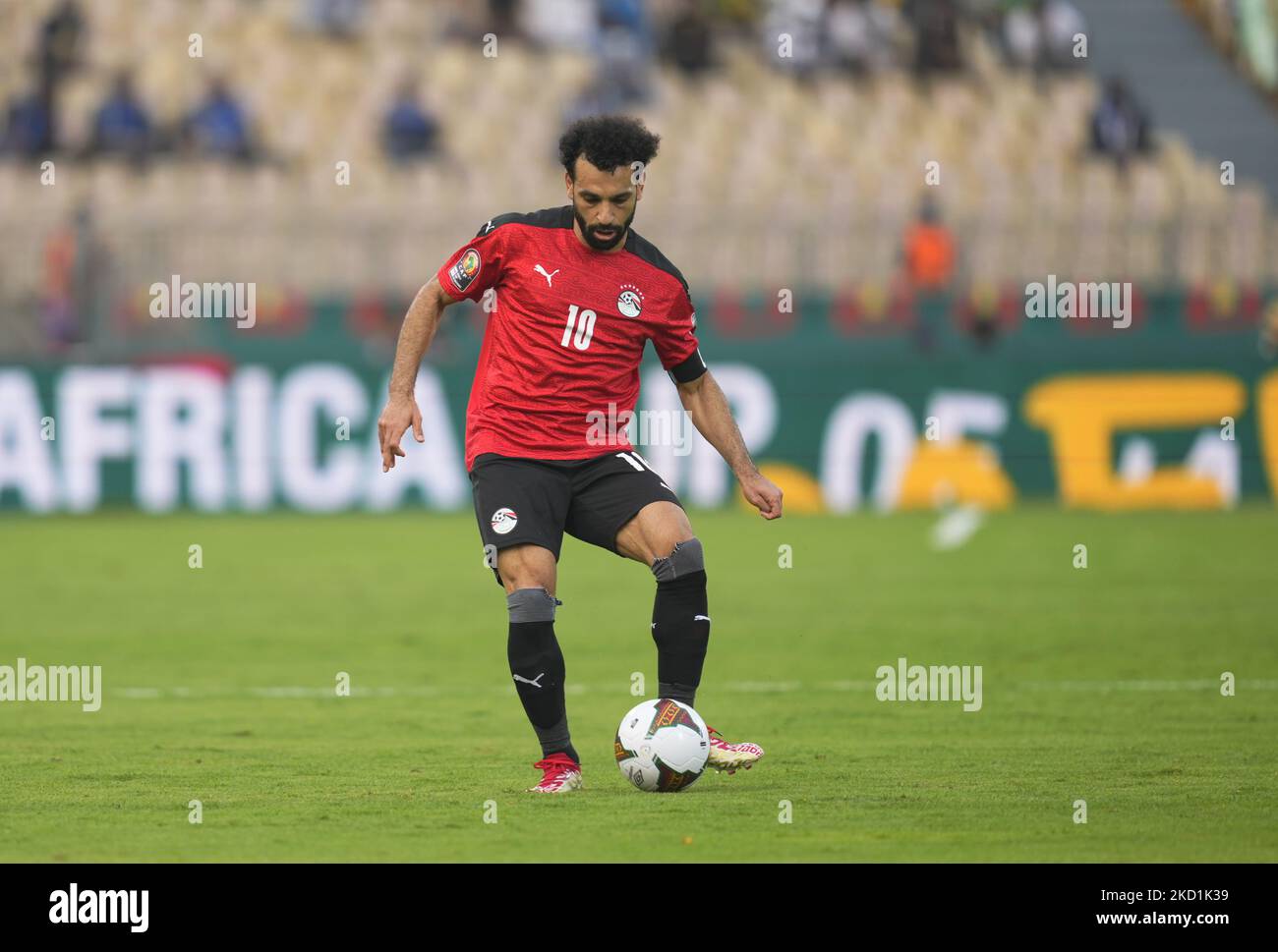 Mohamed Salah (captain) of Egypt during Morocco versus Egypt, African ...