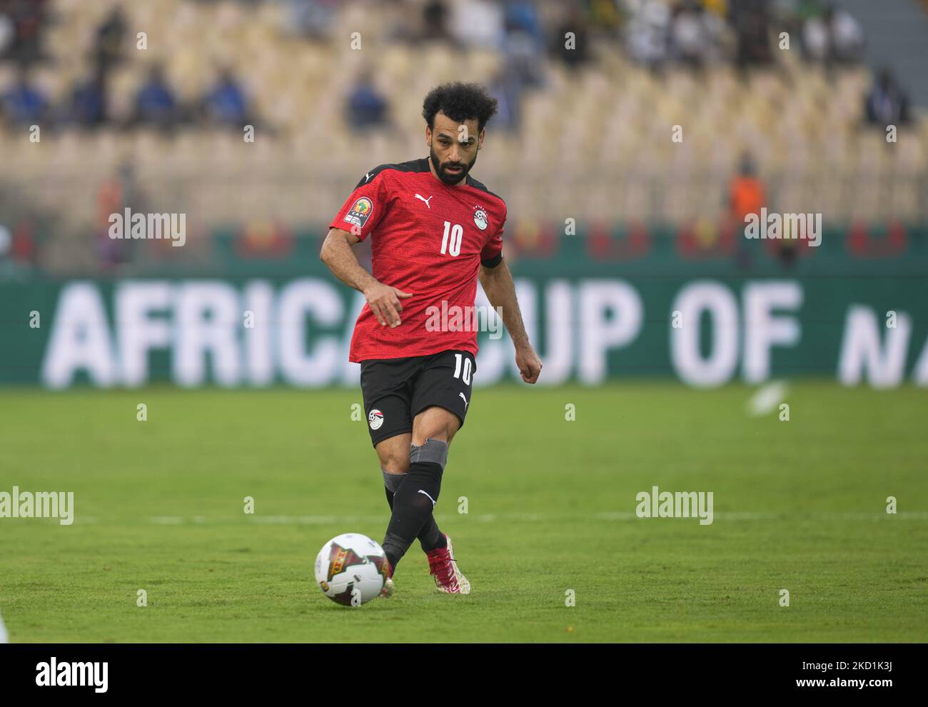 Mohamed Salah (captain) of Egypt during Morocco versus Egypt, African ...