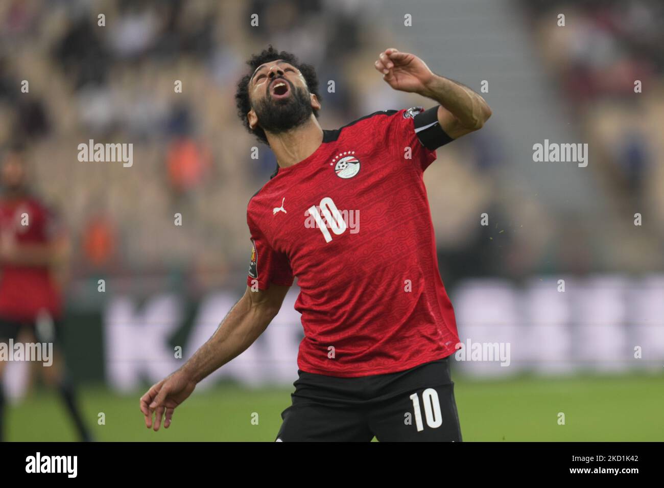 Mohamed Salah (captain) of Egypt during Morocco versus Egypt, African ...