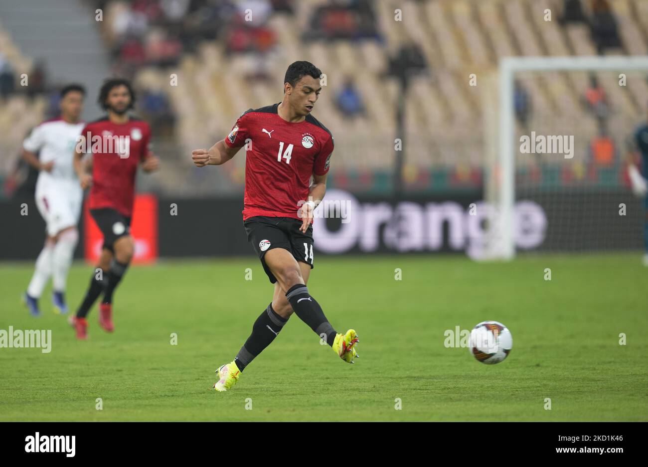 Mostafa Mohamed of Egypt during Morocco versus Egypt, African Cup of ...