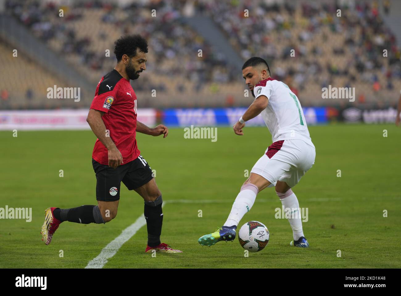 Mohamed Salah (captain) of Egypt during Morocco versus Egypt, African ...