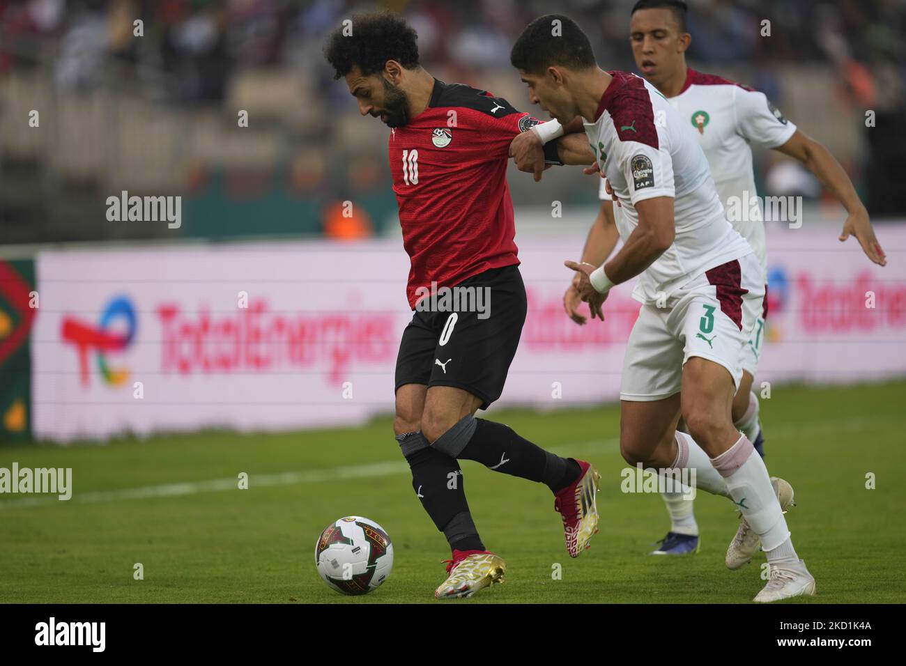 Mohamed Salah (captain) of Egypt during Morocco versus Egypt, African ...