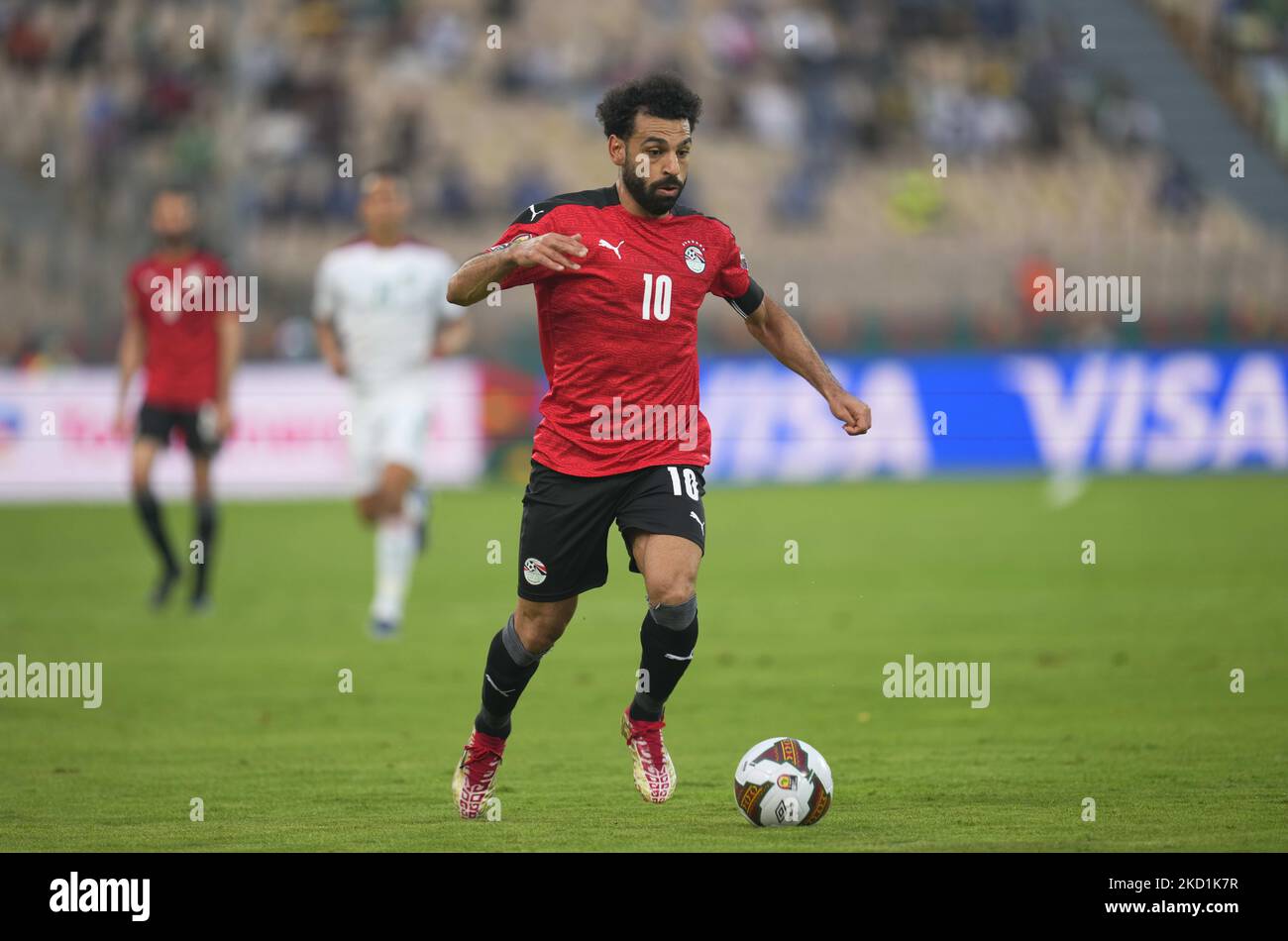 Mohamed Salah (captain) of Egypt during Morocco versus Egypt, African ...