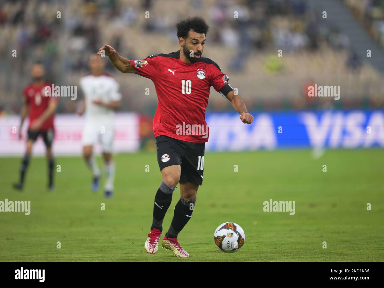 Mohamed Salah (captain) of Egypt during Morocco versus Egypt, African ...