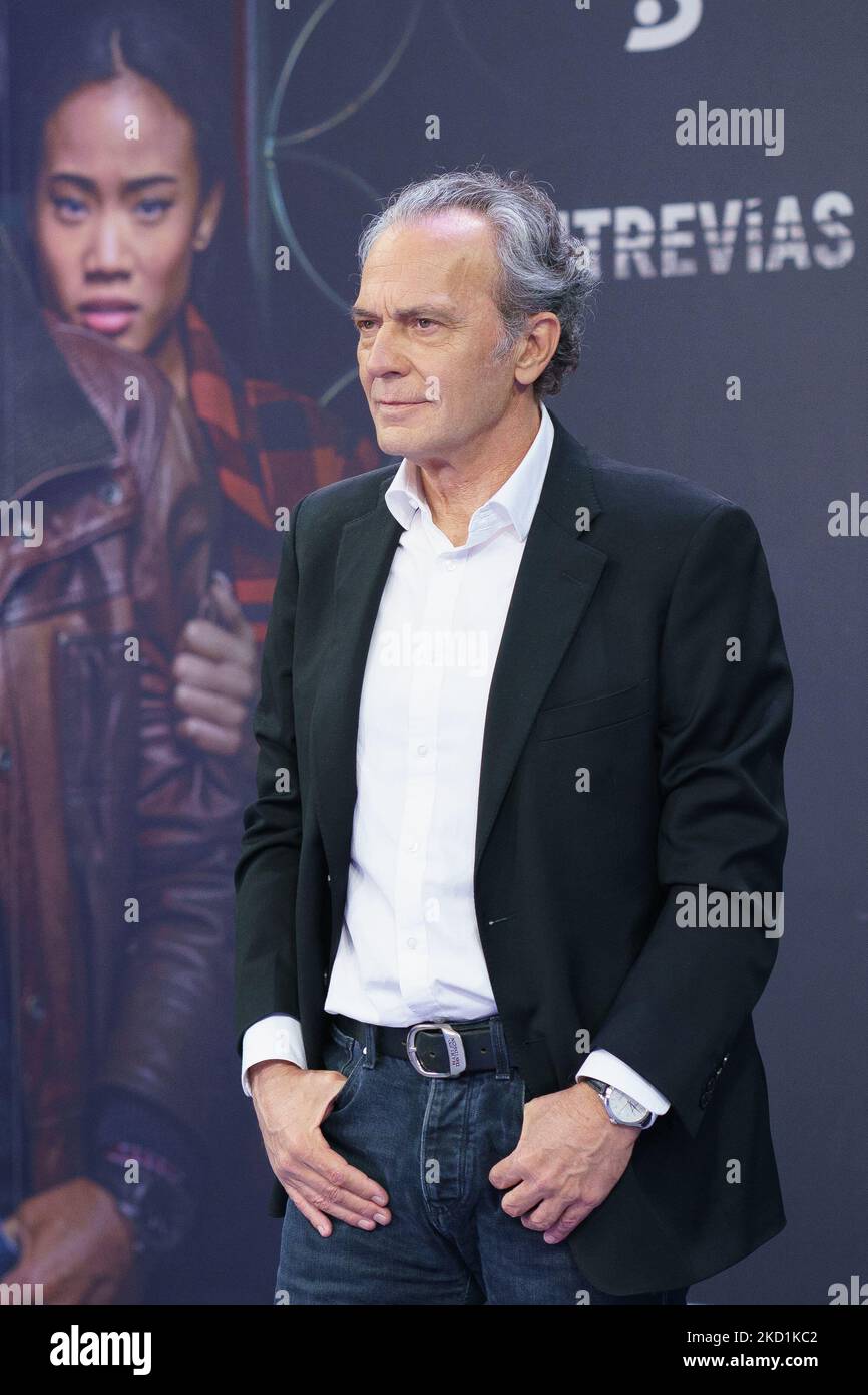 The actor Jose Coronado during The presentation of The series ENTREVÍAS ...