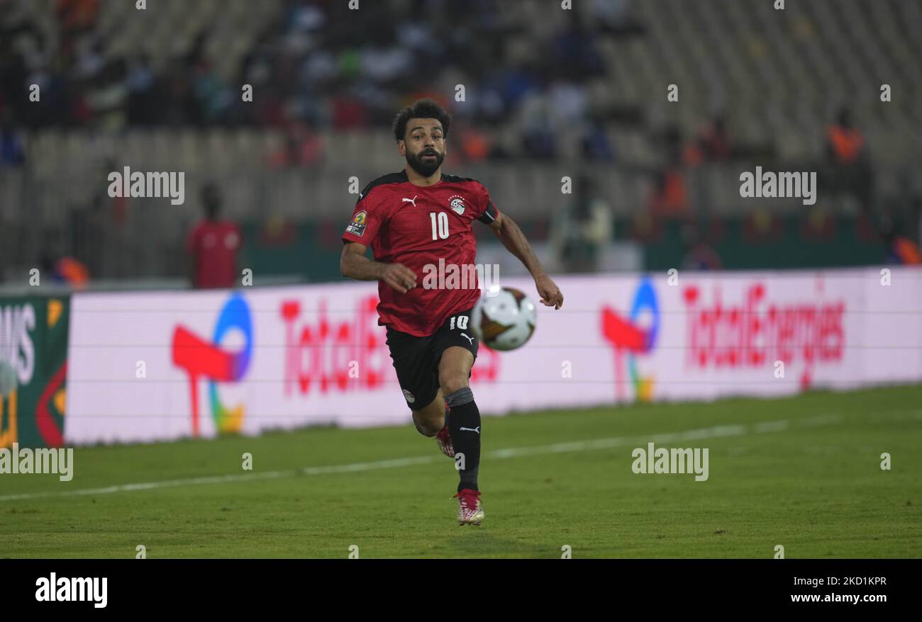 Mohamed Salah (captain) of Egypt during Morocco versus Egypt, African ...