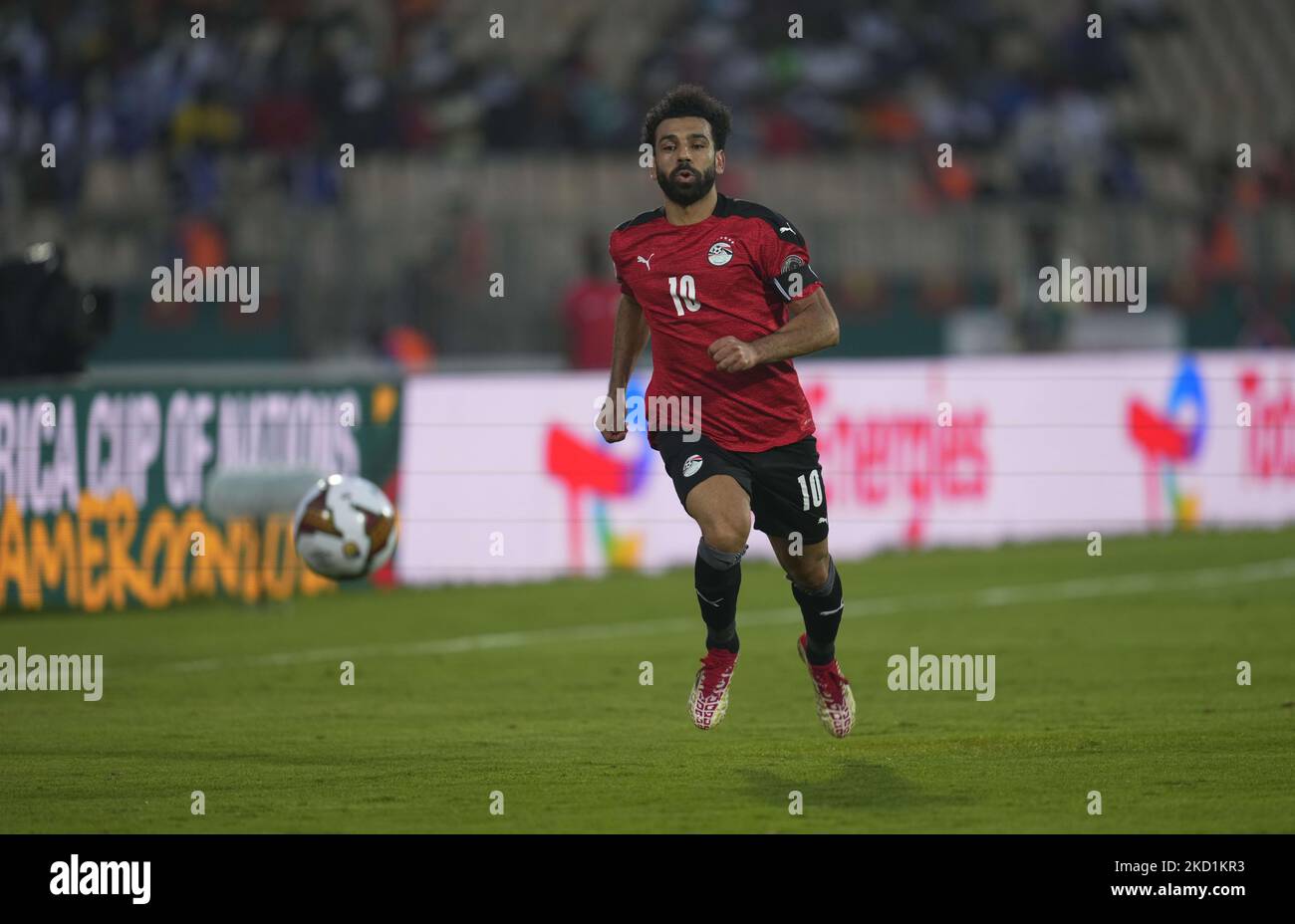 Mohamed Salah (captain) of Egypt during Morocco versus Egypt, African ...