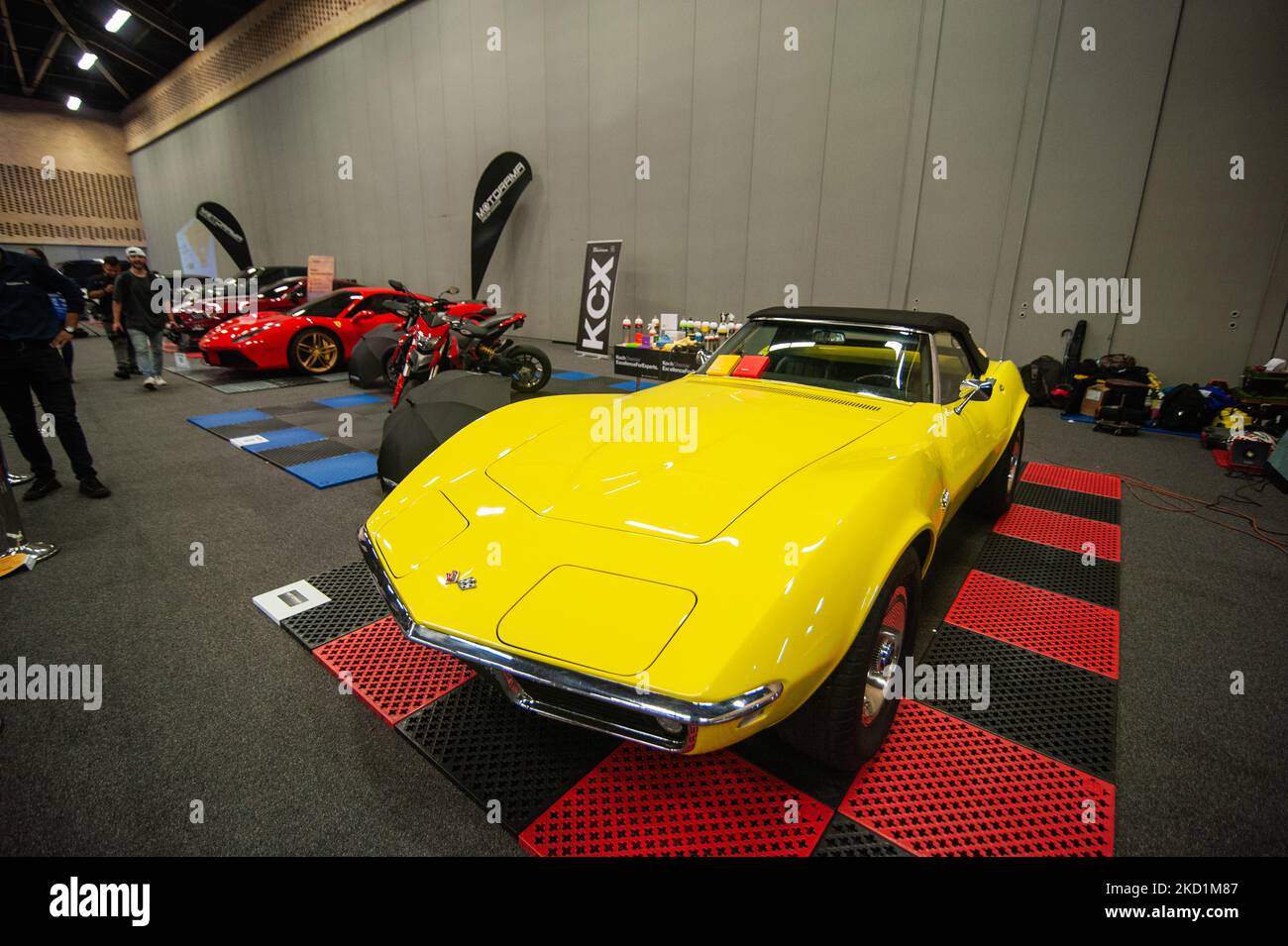 A Chevrolet Corvette Stingray during the MCM Show 2022 auto show in ...
