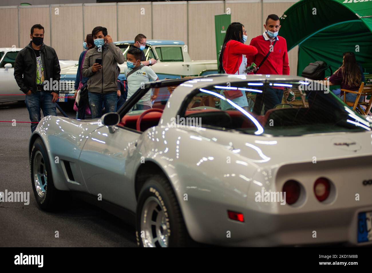 A Chevrolet Corvette Stingray during the MCM Show 2022 auto show in ...