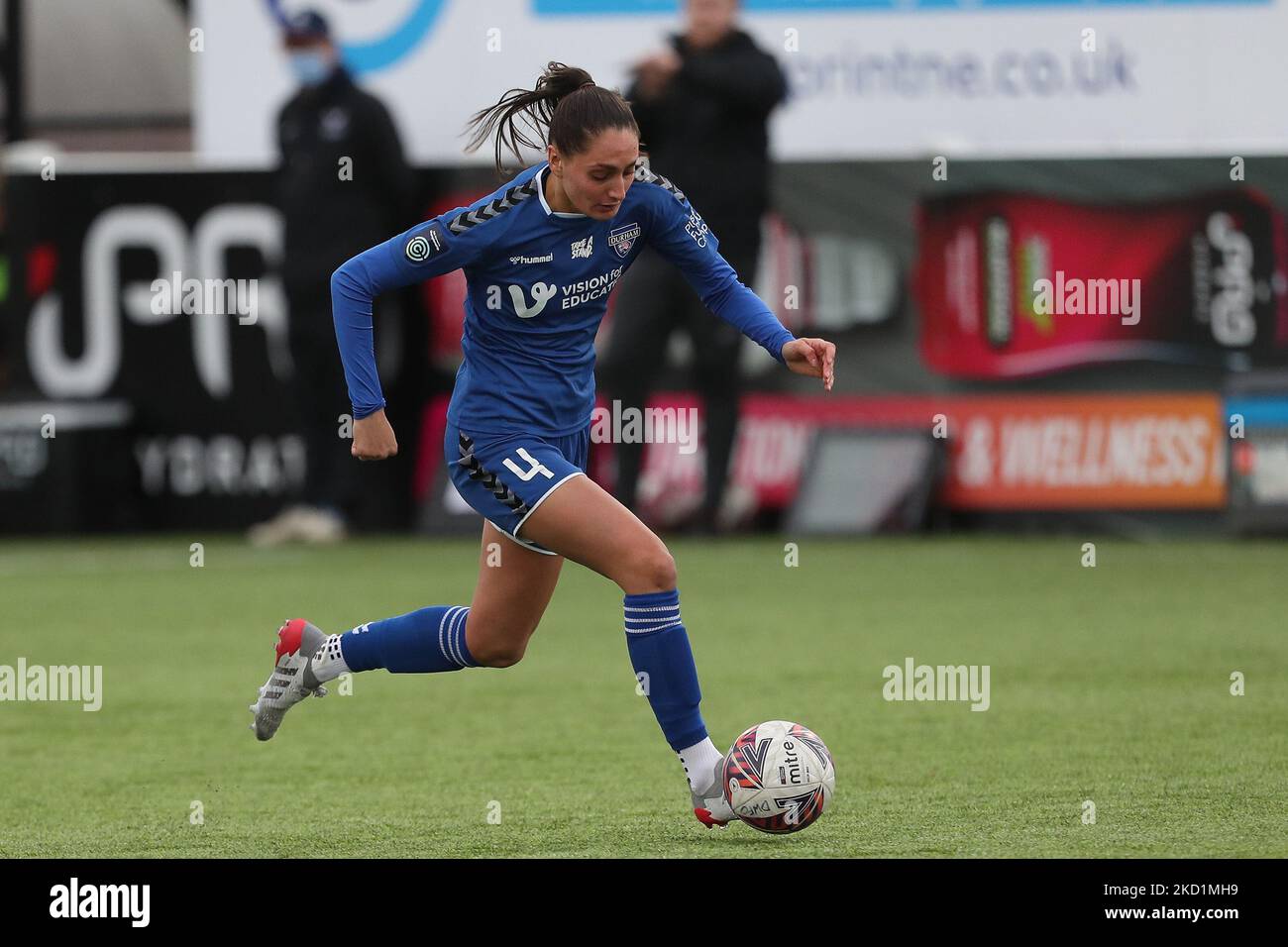 Mollie Lambert of Durham Women during the Women's FA Cup 4th Round tie ...