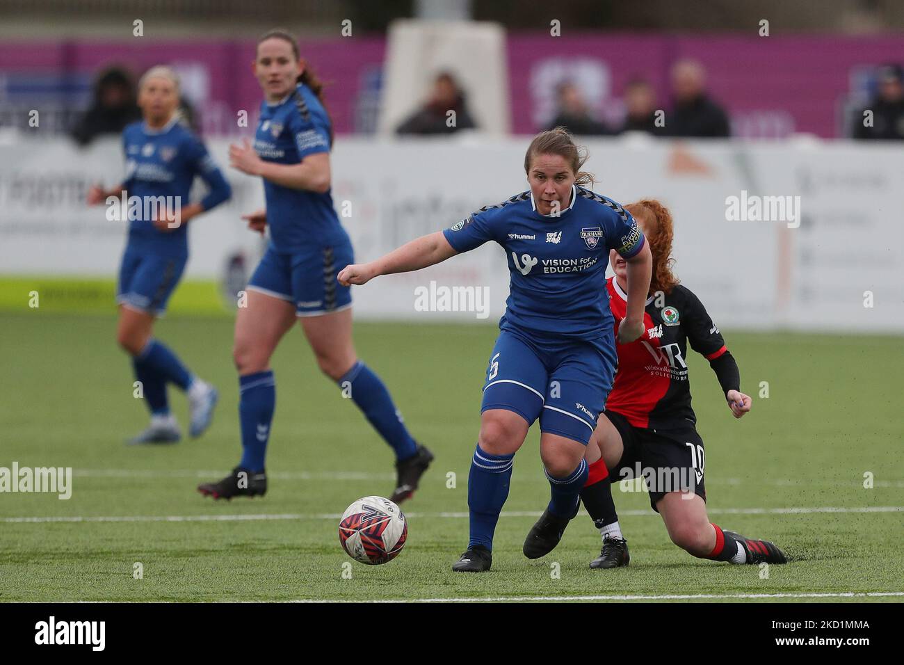 during the Women's FA Cup 4th Round tie between Durham Women FC and ...