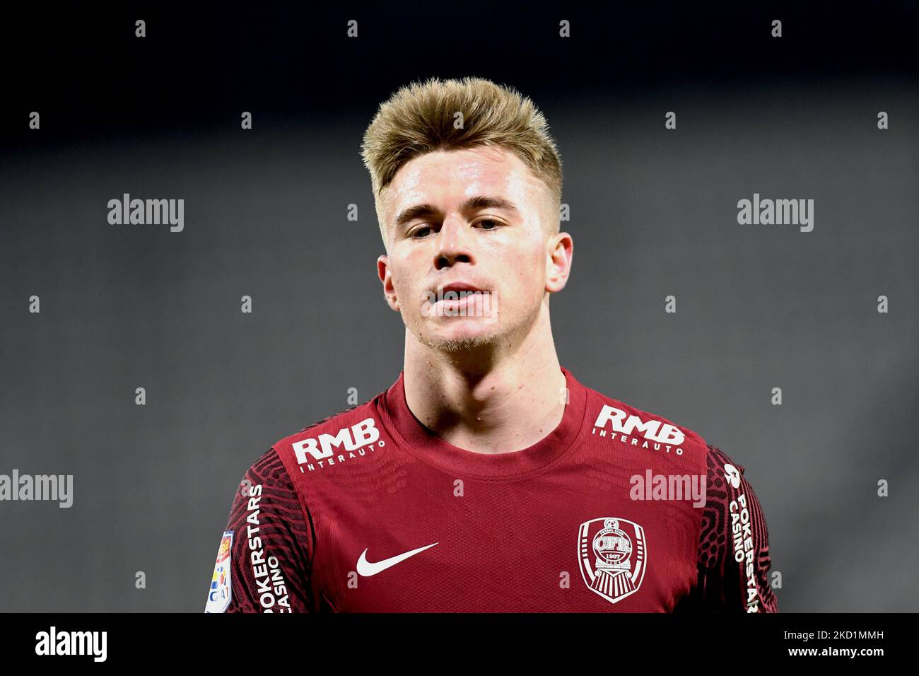 Portrait of CFR Cluj's winger, Claudiu Petrila, during the 23rd stage ...