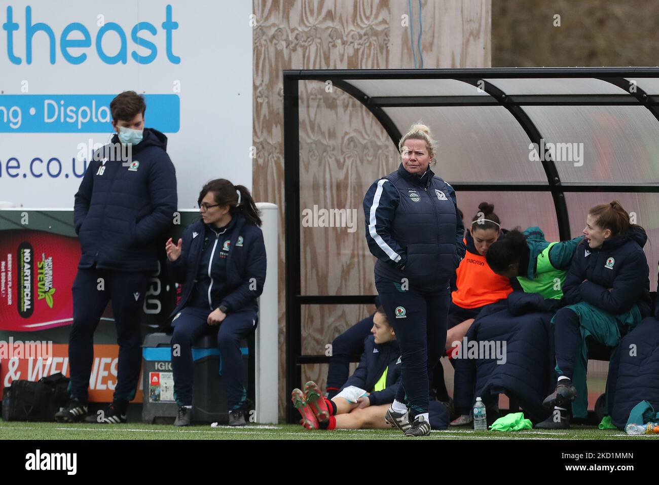 Blackburn Rovers manager Gemma Donnelly during the Women's FA Cup 4th ...