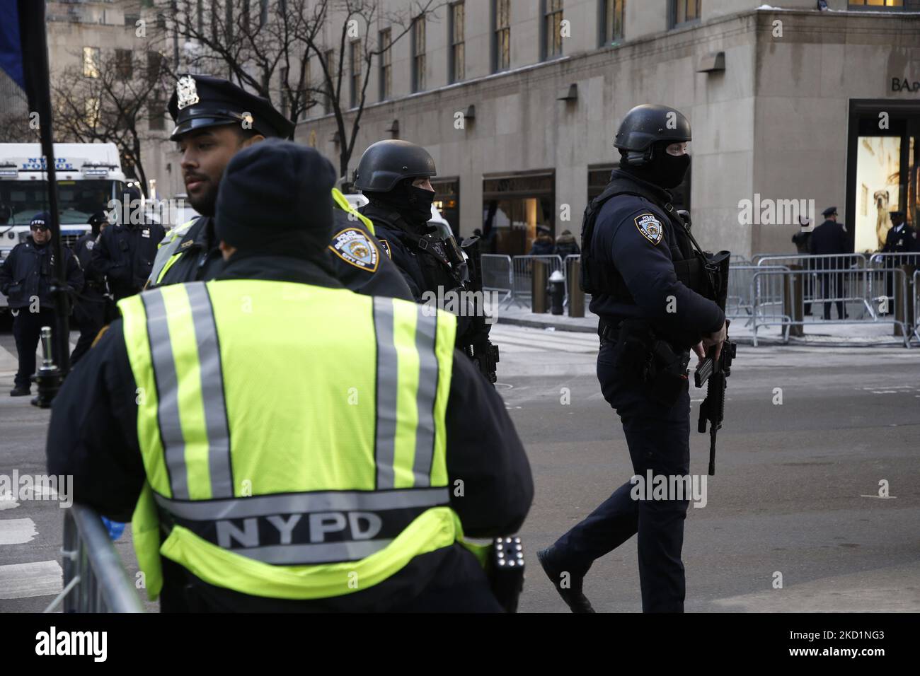 Nypd tactical unit patrols hi-res stock photography and images - Alamy
