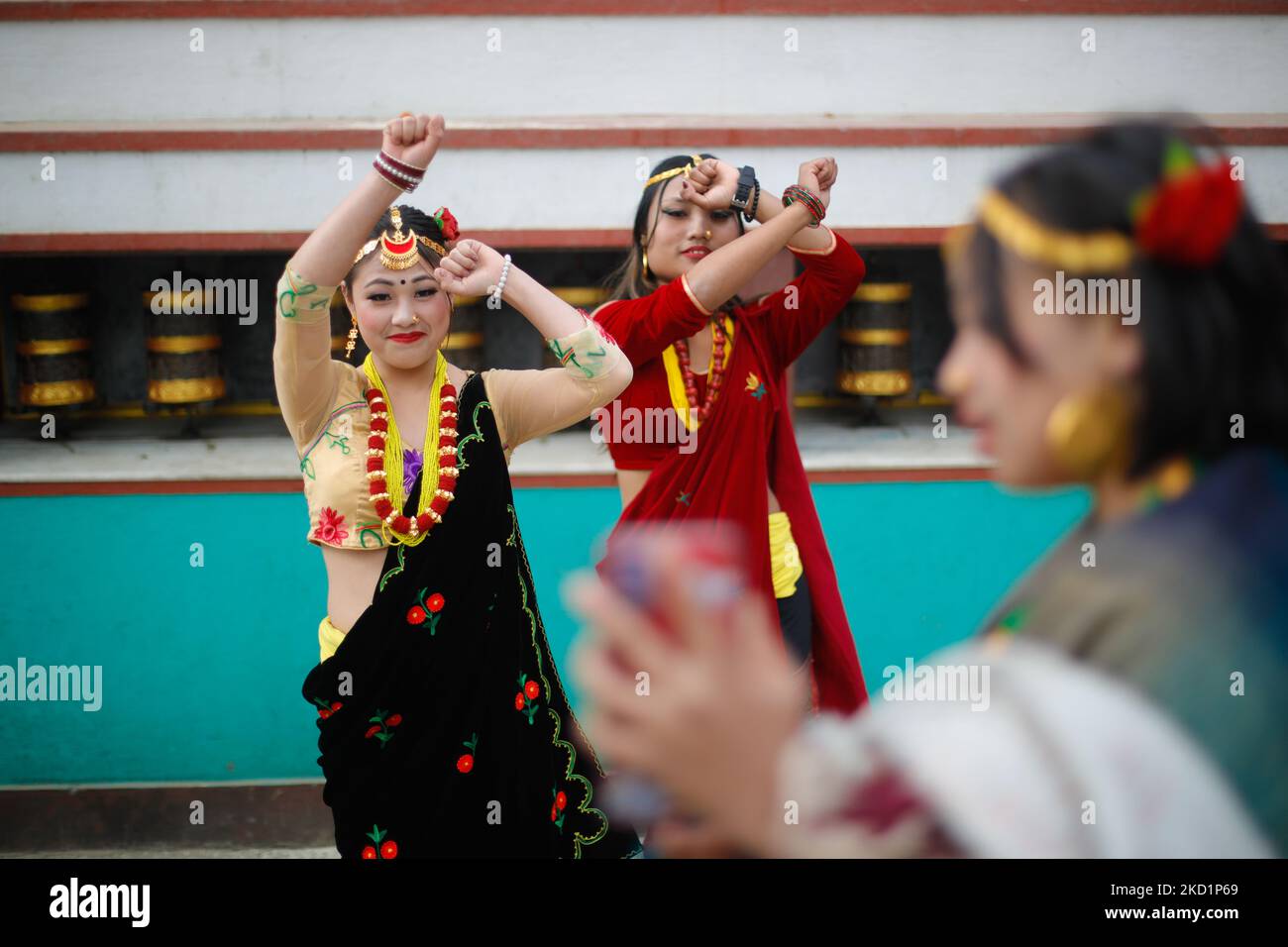 Indigenous people from ethnic Tamang community dance and sing during ...