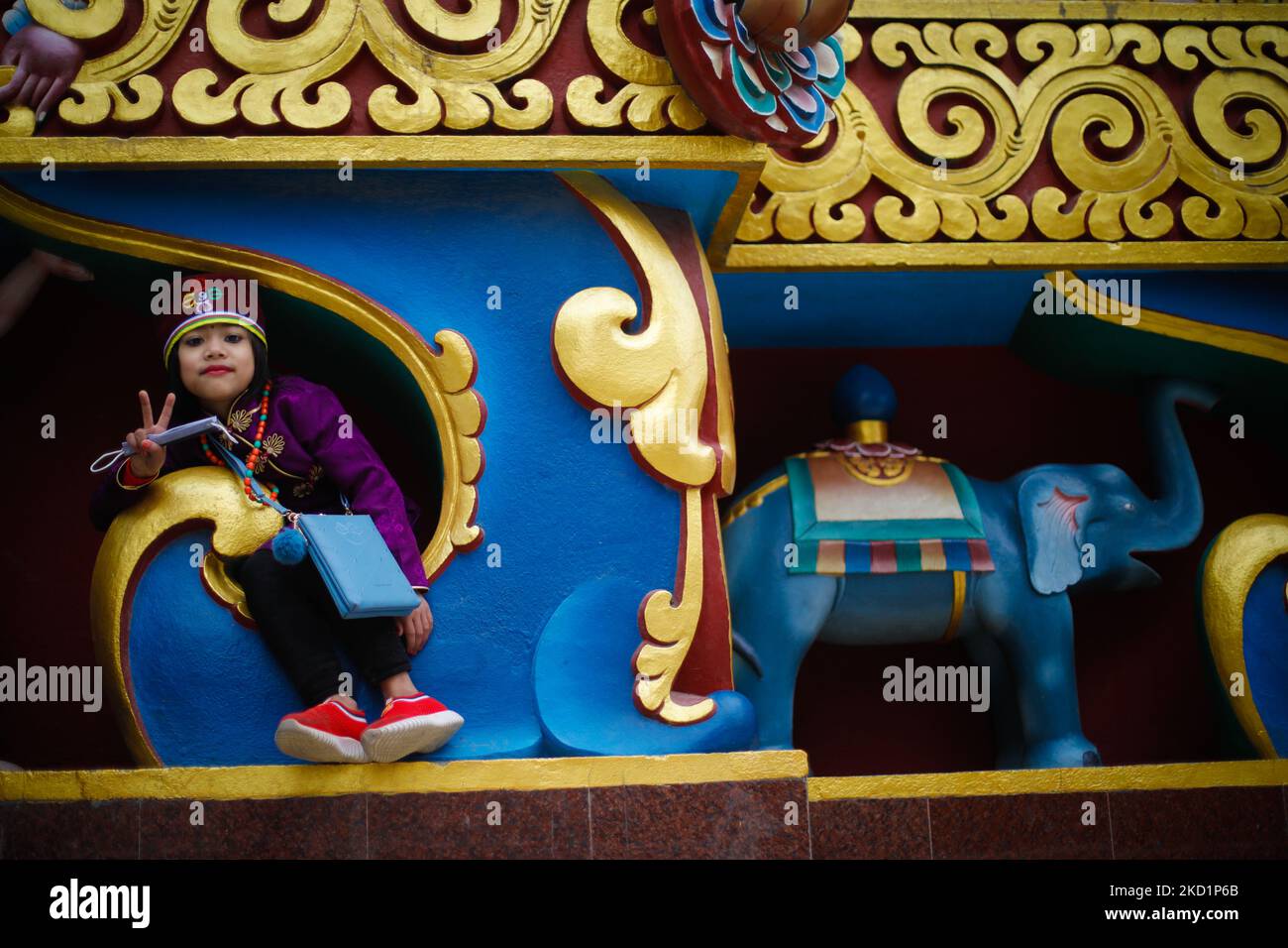 Ethnic tamang community dance hi-res stock photography and images - Alamy