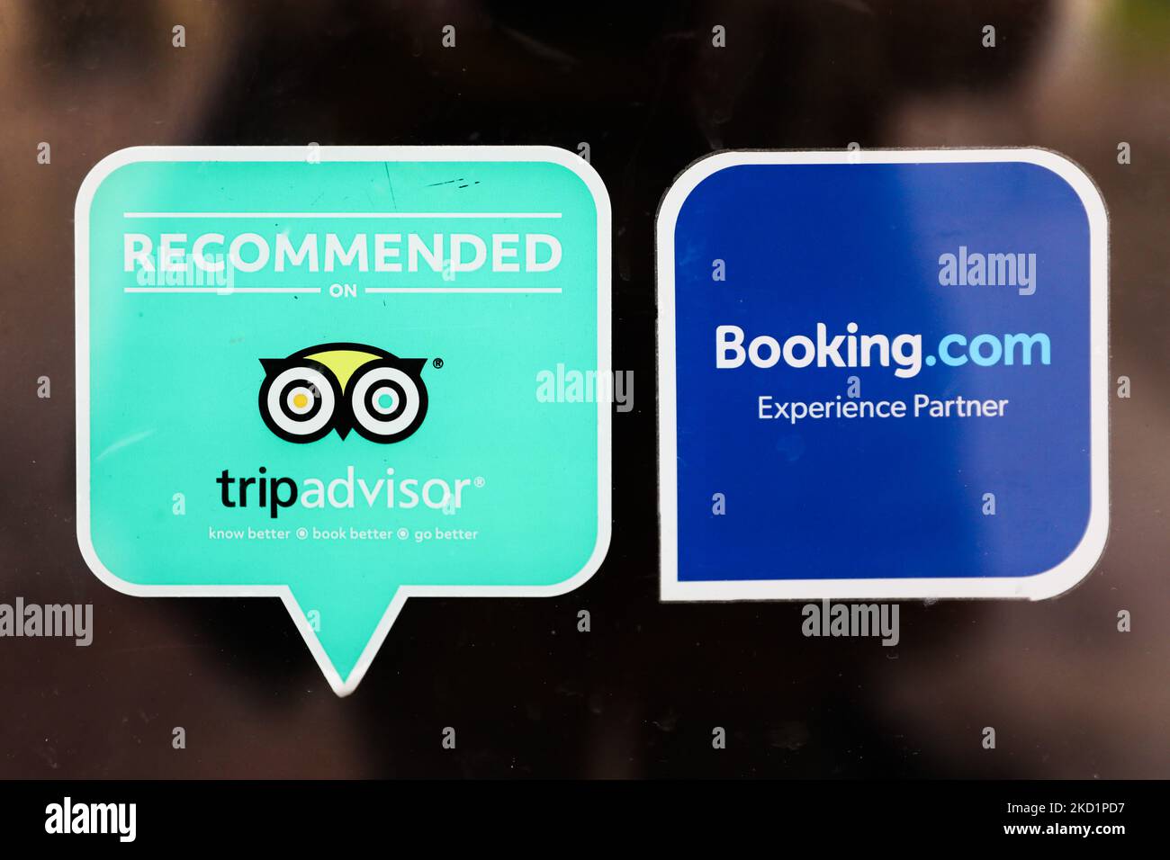 Booking com stickers hi-res stock photography and images - Alamy