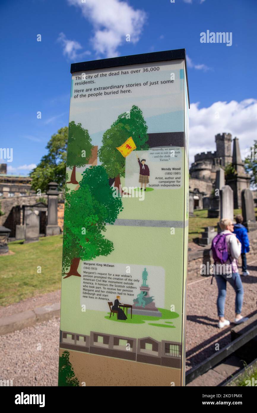 Scottish cemetery graveyard headstones hi-res stock photography and ...