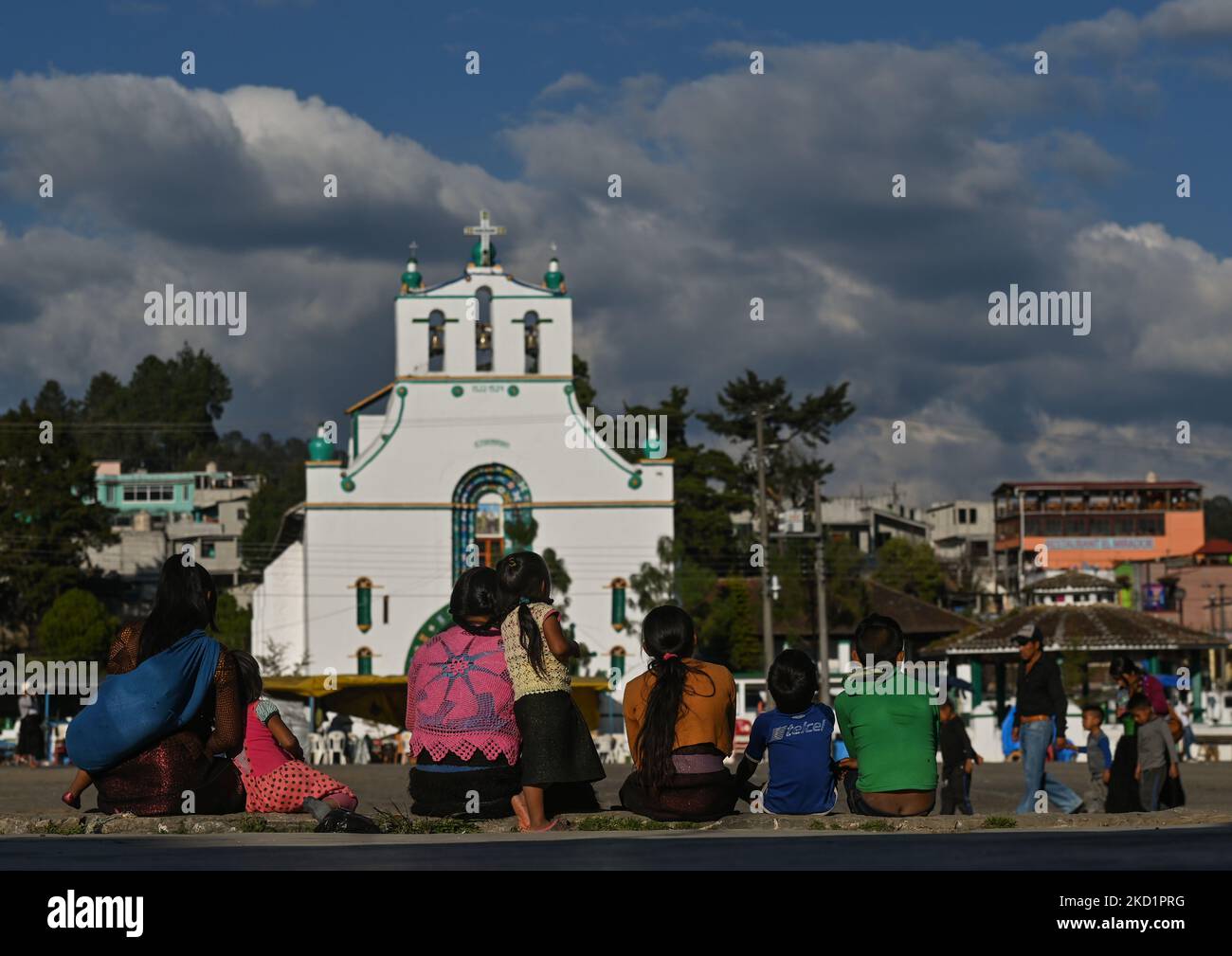 The church of San Juan Chamula. On Tuesday, February 1, 2022, in San ...