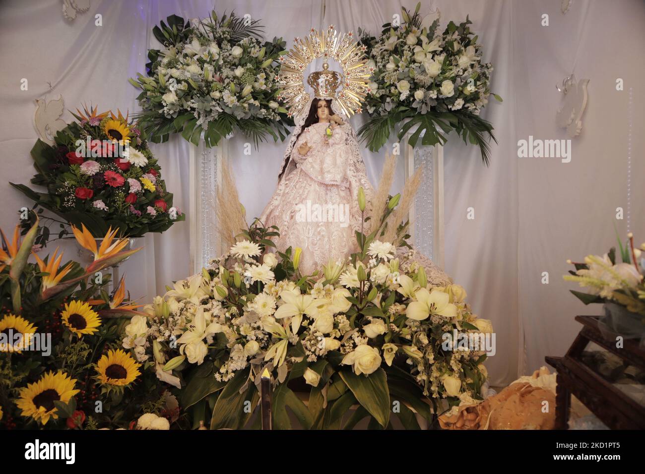 Image of the Virgin of Candelaria inside a home in San Francisco ...