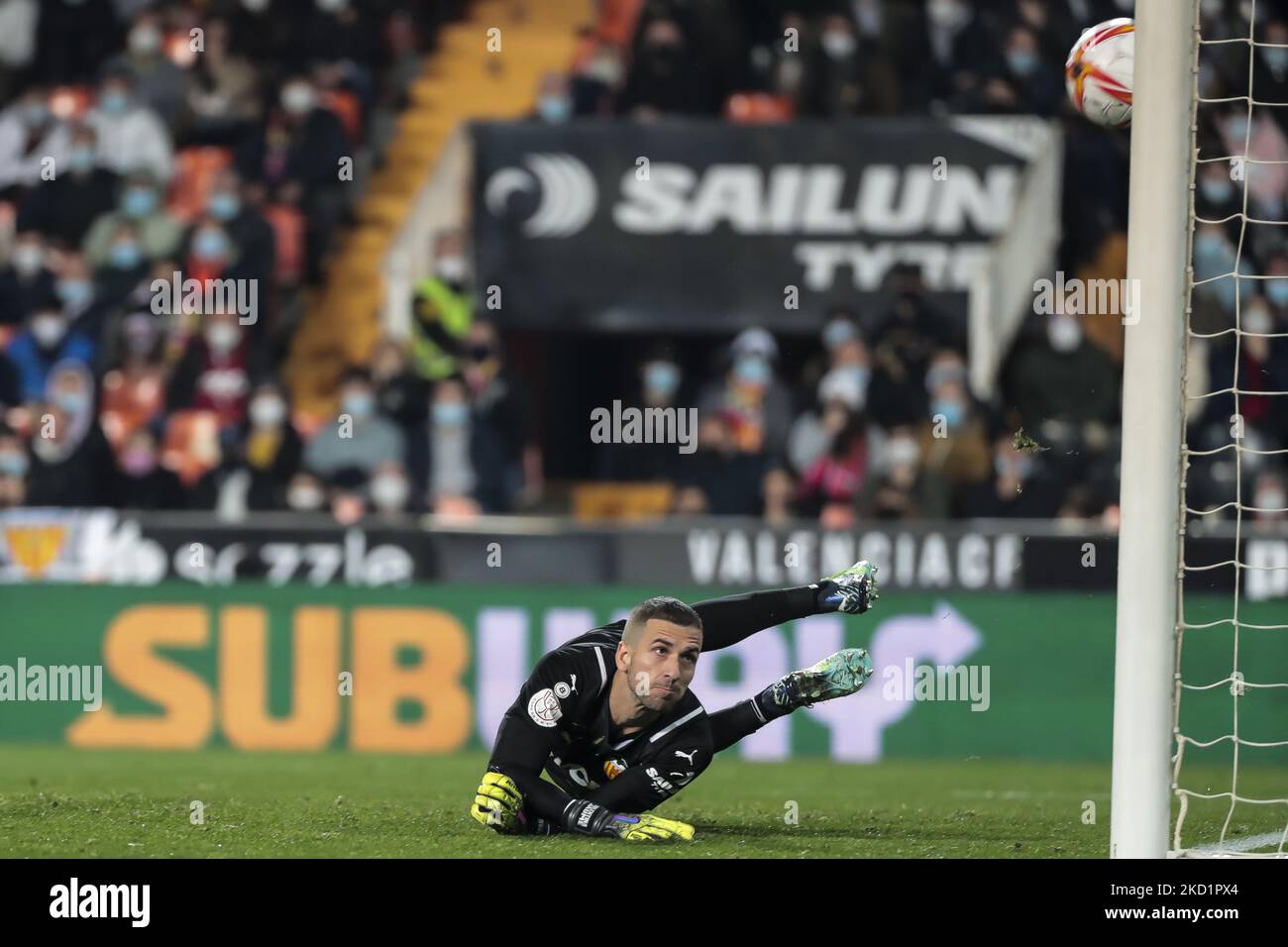 Jaume Domenech of Valencia CF during spanish King Cup match between ...