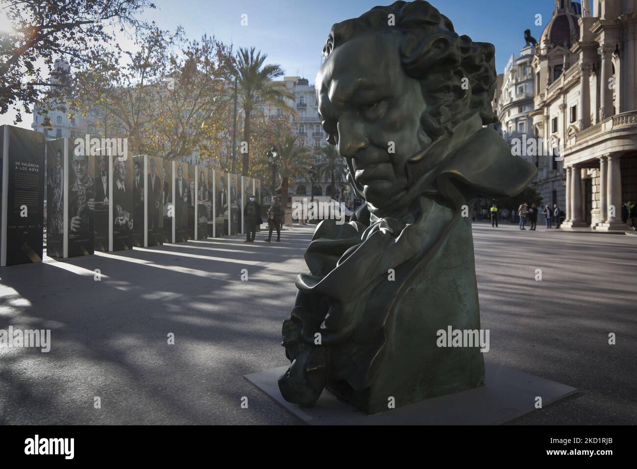 Goya figure at the opening of the exhibition 'De Valencia a los Goya ...
