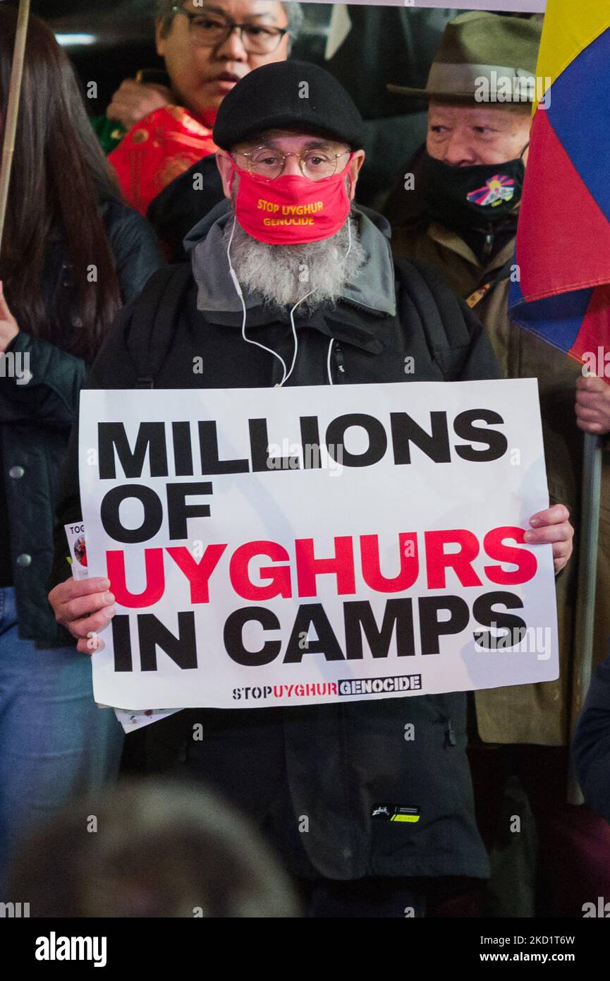 An uyghur demonstrator hi-res stock photography and images - Alamy