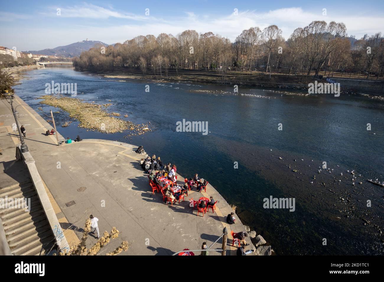 The aridity of the Po river, the longest Italian river, along the part ...