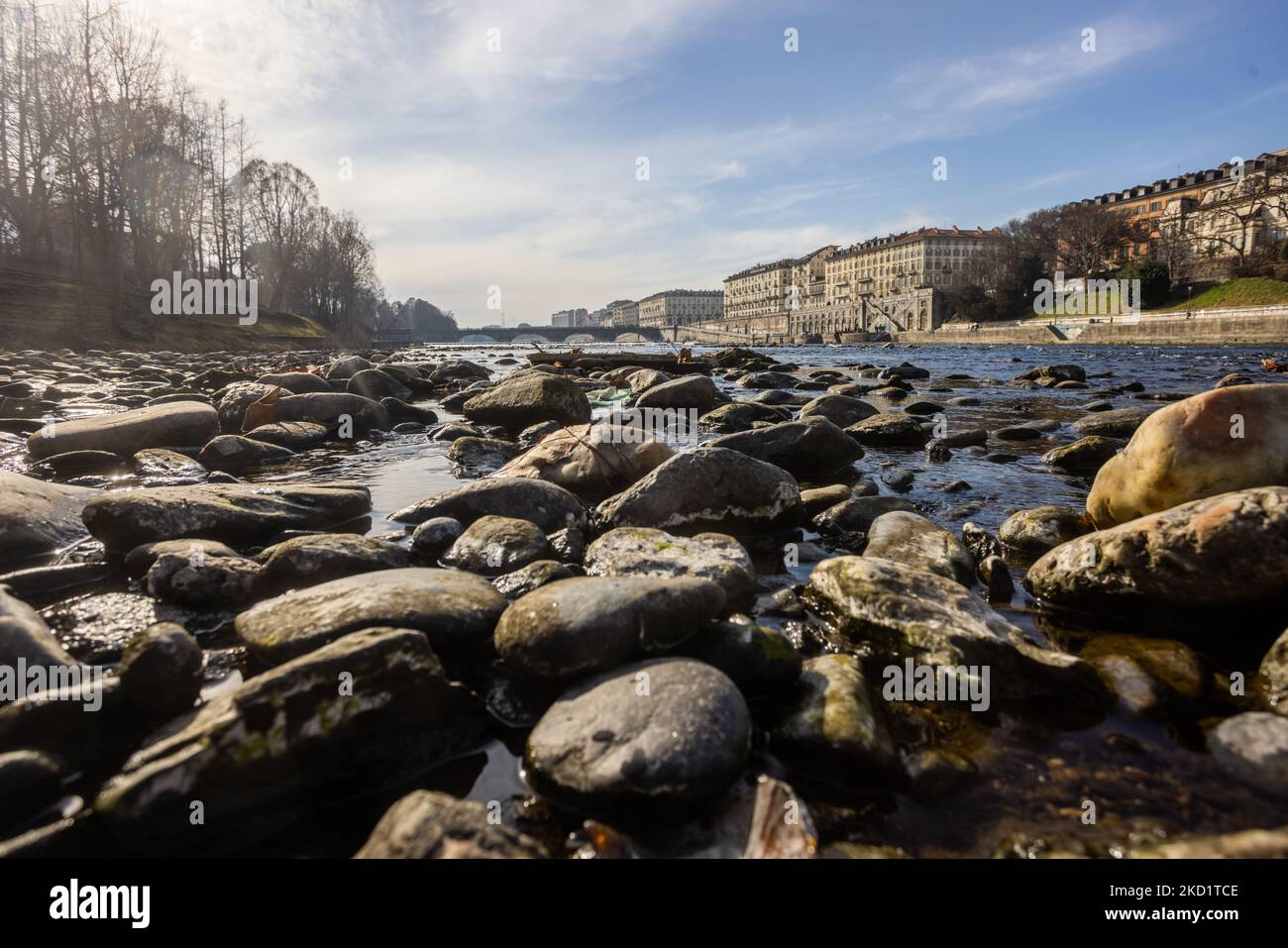 The aridity of the Po river, the longest Italian river, along the part ...