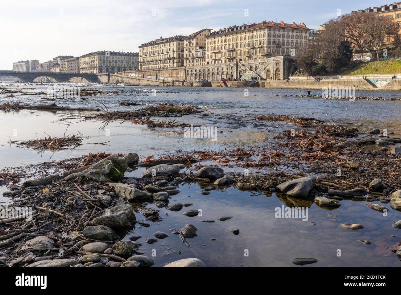 The aridity of the Po river, the longest Italian river, along the part ...