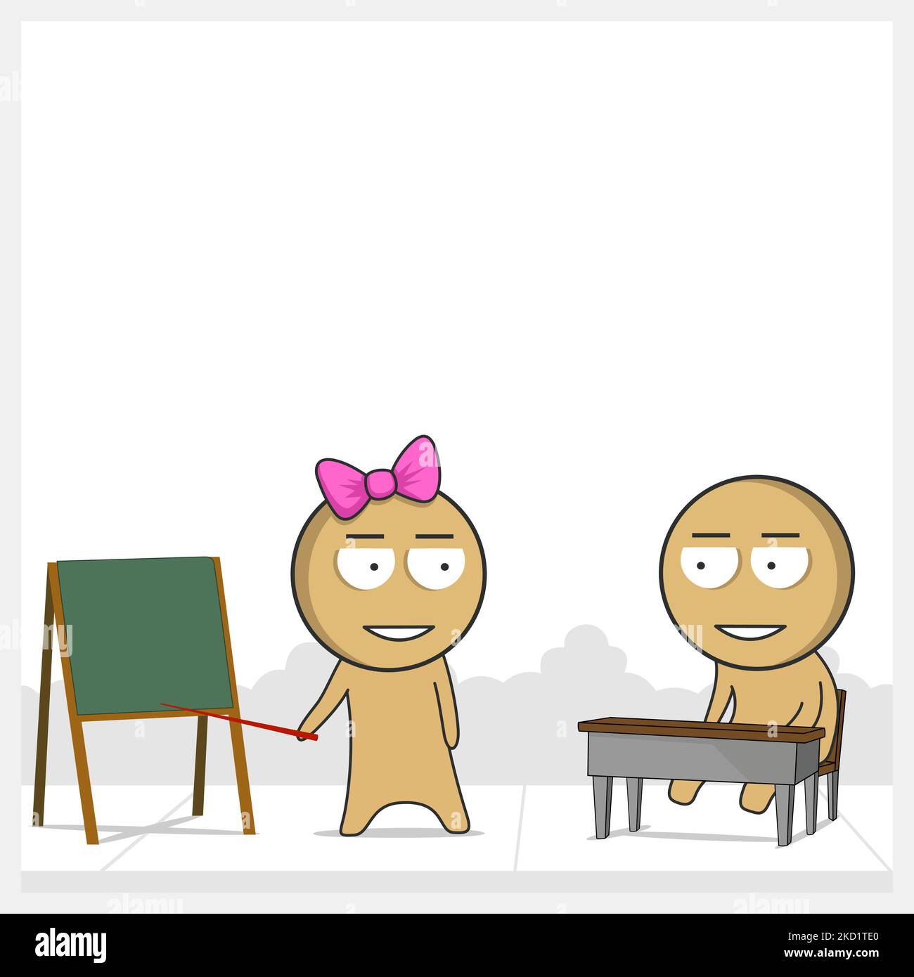 Smile desk Stock Vector Images - Alamy