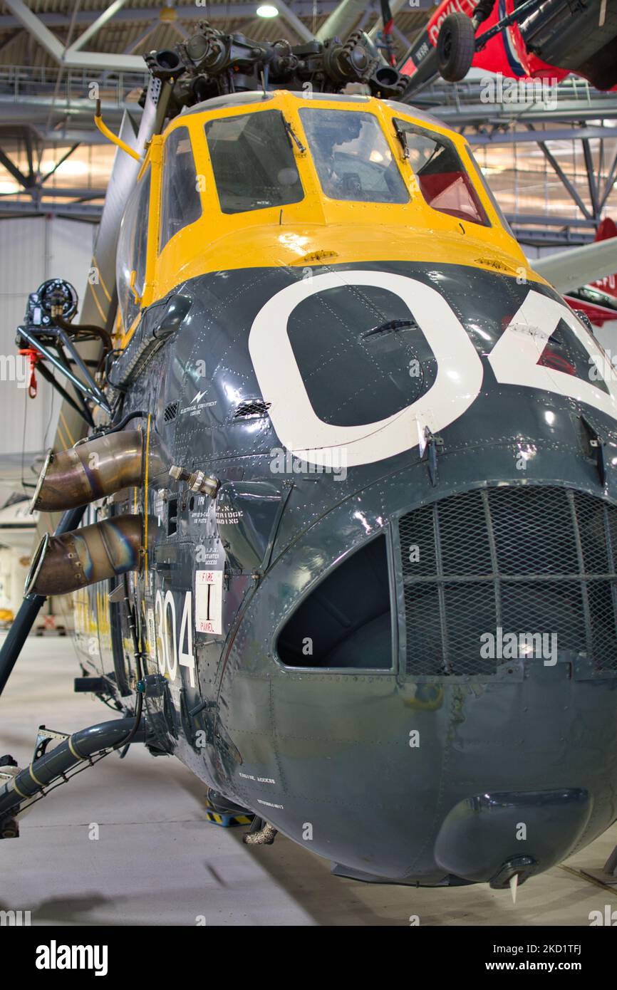 A Close up of a Westland Wessex Royal Navy rescue helicopter Stock ...