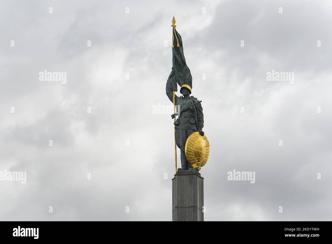 The Soviet War Memorial or Heroes Monument of the Red Army in the ...